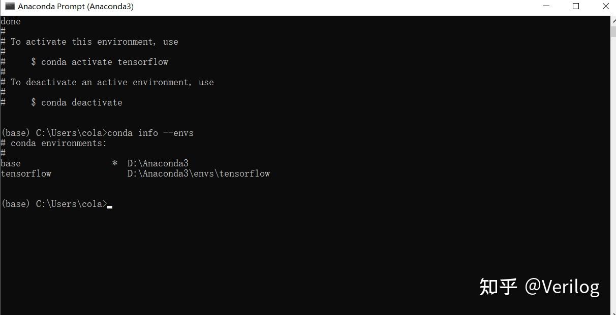通过Anaconda配置tensorflow环境 - 知乎