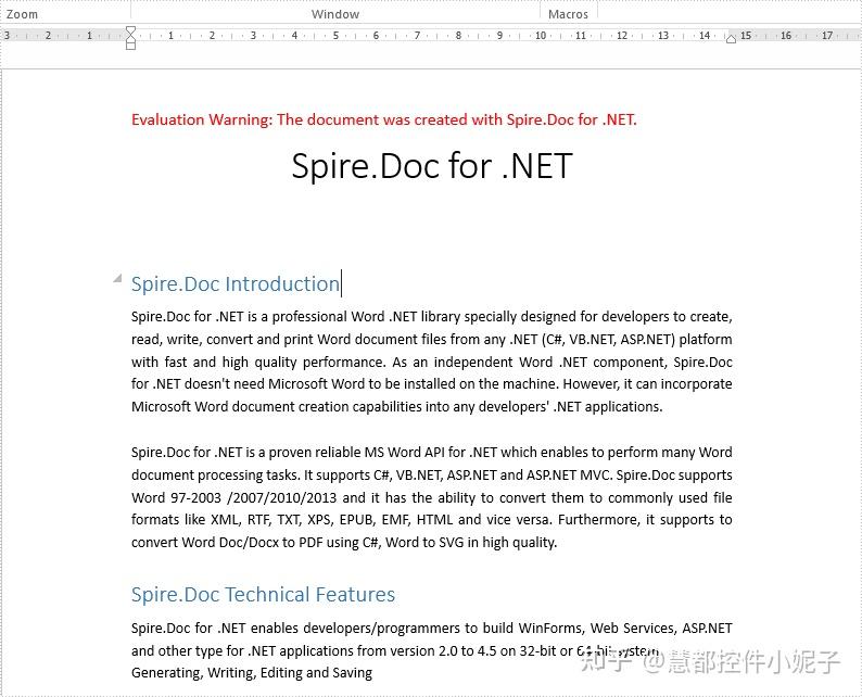 Word控件Spire.Doc 【文档操作】教程(十五)：如何在 C# 中克隆一个 word 文档 - 知乎