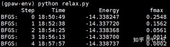 用GPAW做结构优化 - 知乎