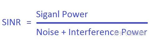 SINR-Signal to Interference and Noise Ratio - 知乎