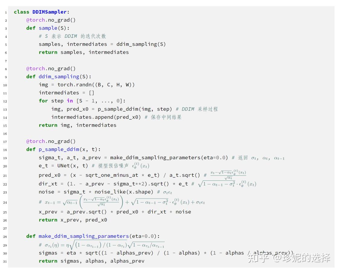 Stable Diffusion 原理介绍与源码分析（二、DDPM、DDIM、PLMS） - 知乎