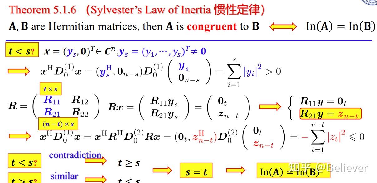 矩阵论学习笔记（六）Hermite矩阵与正定矩阵 - 知乎