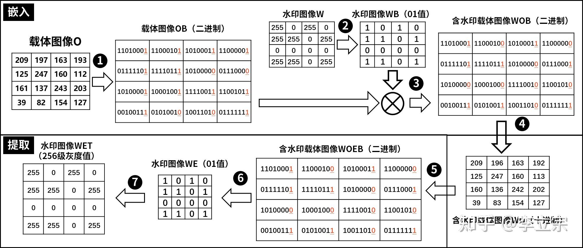 【计算机视觉40例】案例03：数字水印 知乎 