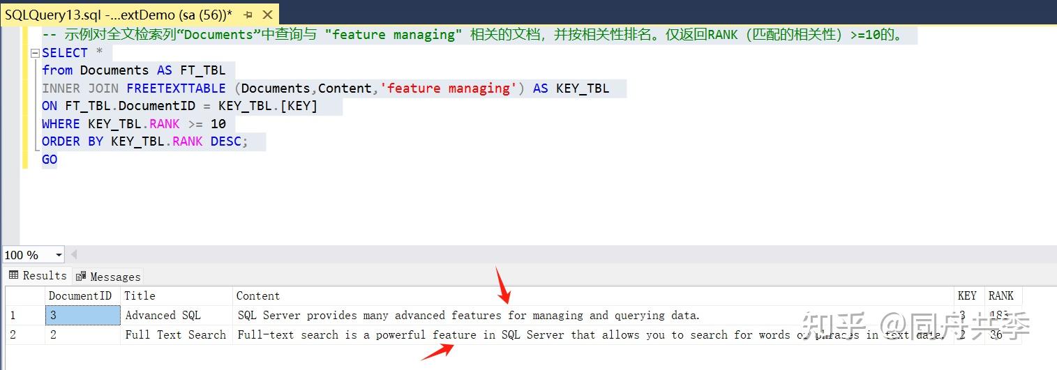 MSSQL.Full-Text.1：全文搜索 - 知乎