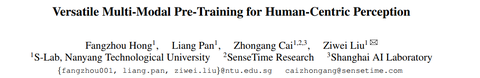"人体大模型" | Unified Human-Centric Model 研究现状总结 - 知乎