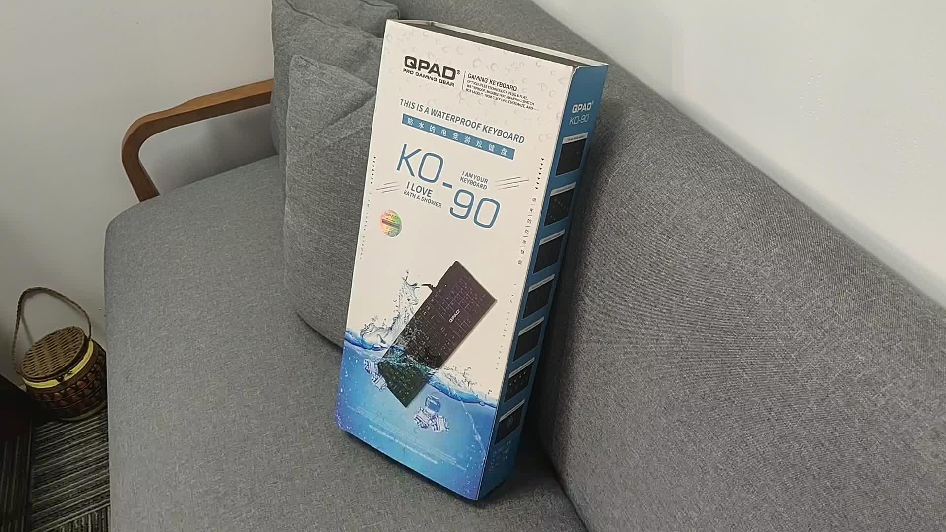 防水RGB机械键盘，QPAD KO-90到站秀 - 知乎