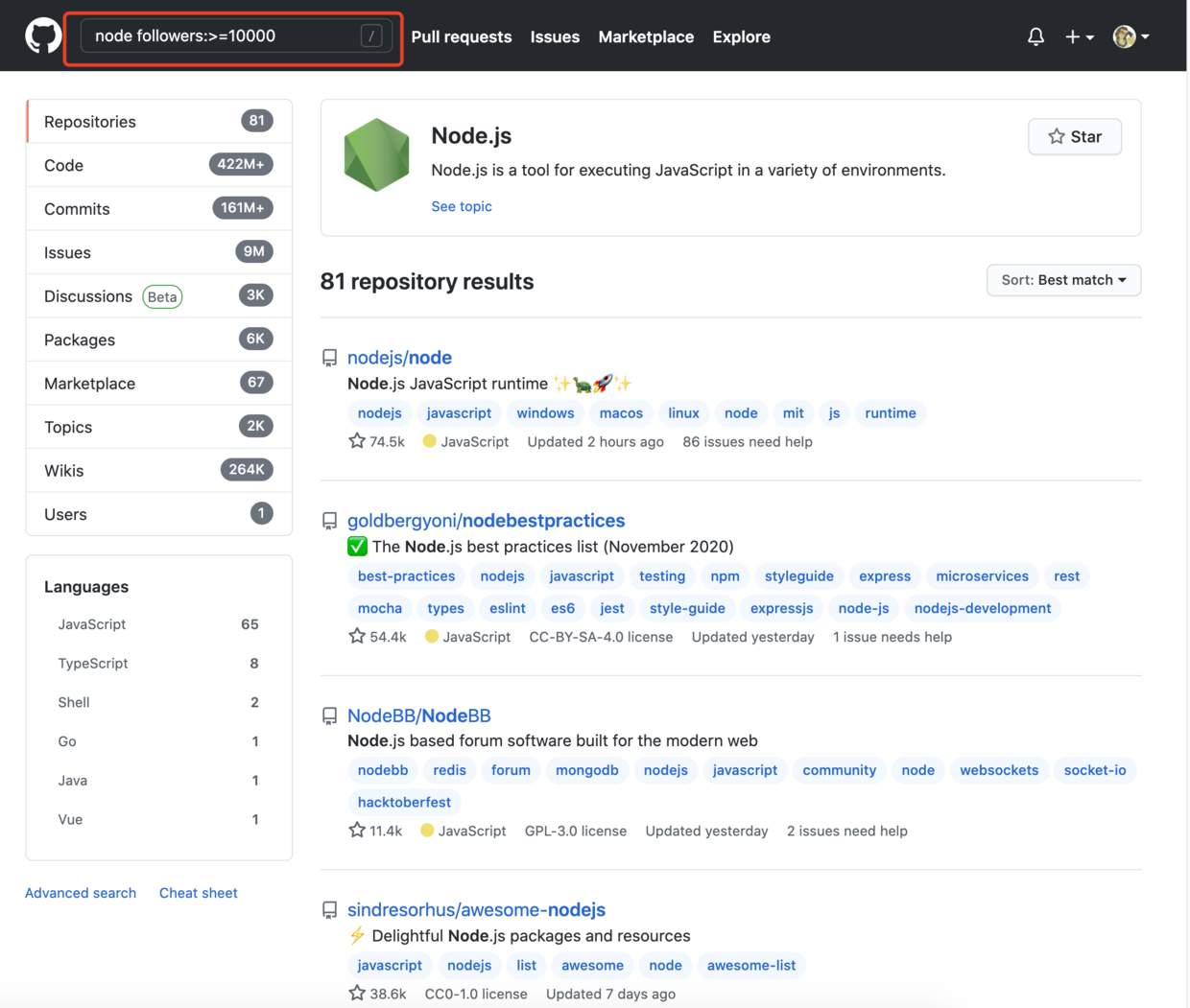 21个GitHub精准搜索的神仙技巧 - 知乎