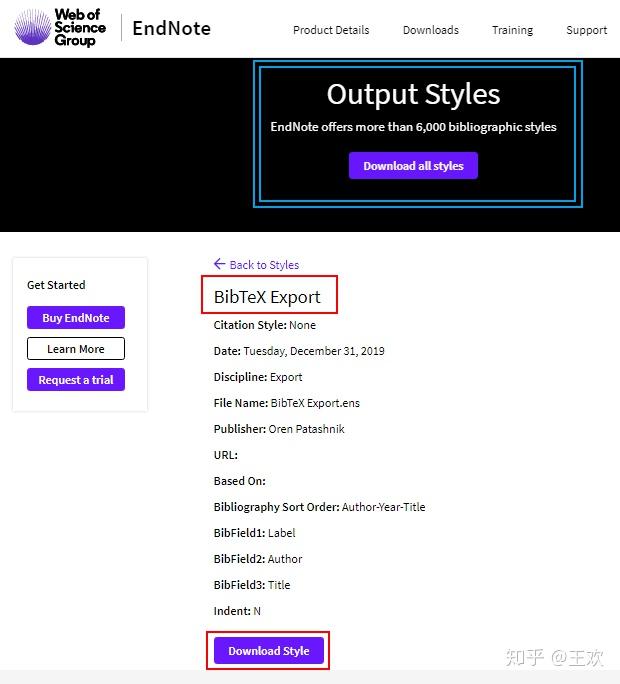 将 EndNote 文献信息导出成 BibTeX 格式 - 知乎