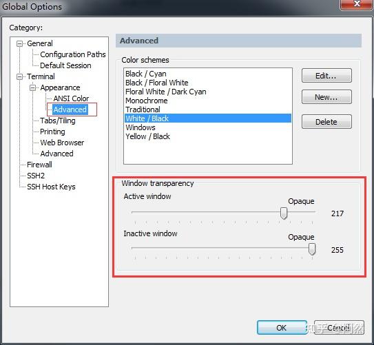 SecureCRT 配置 - Linux终端、颜色、透明效果 - 知乎