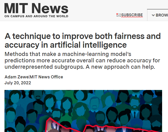 【ICML 2022】2022最新MIT成果：一种提高人工智能的公平性和准确性的技术 - 知乎