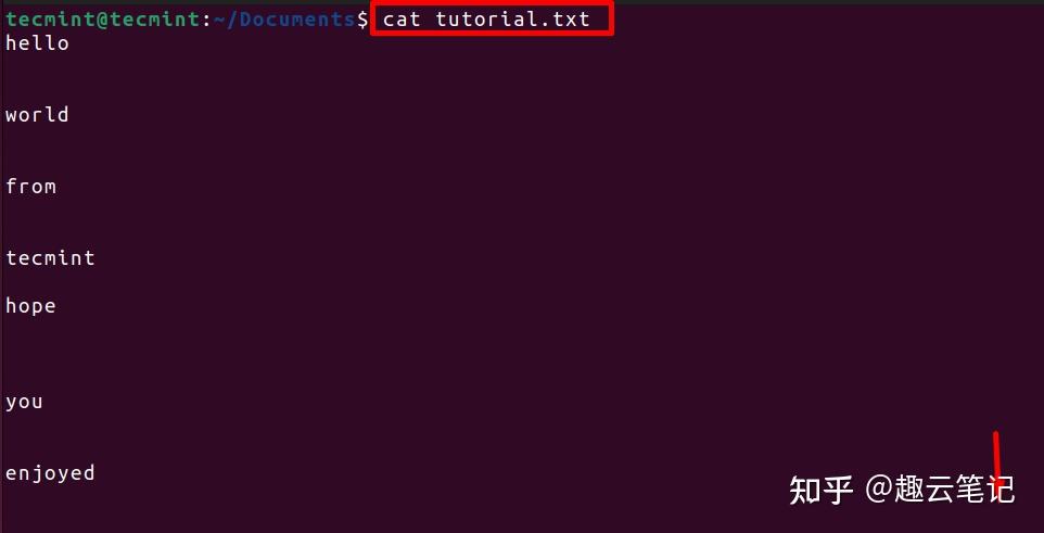 如何在Linux系统中使用Cat命令 [22个典型示例] - 知乎