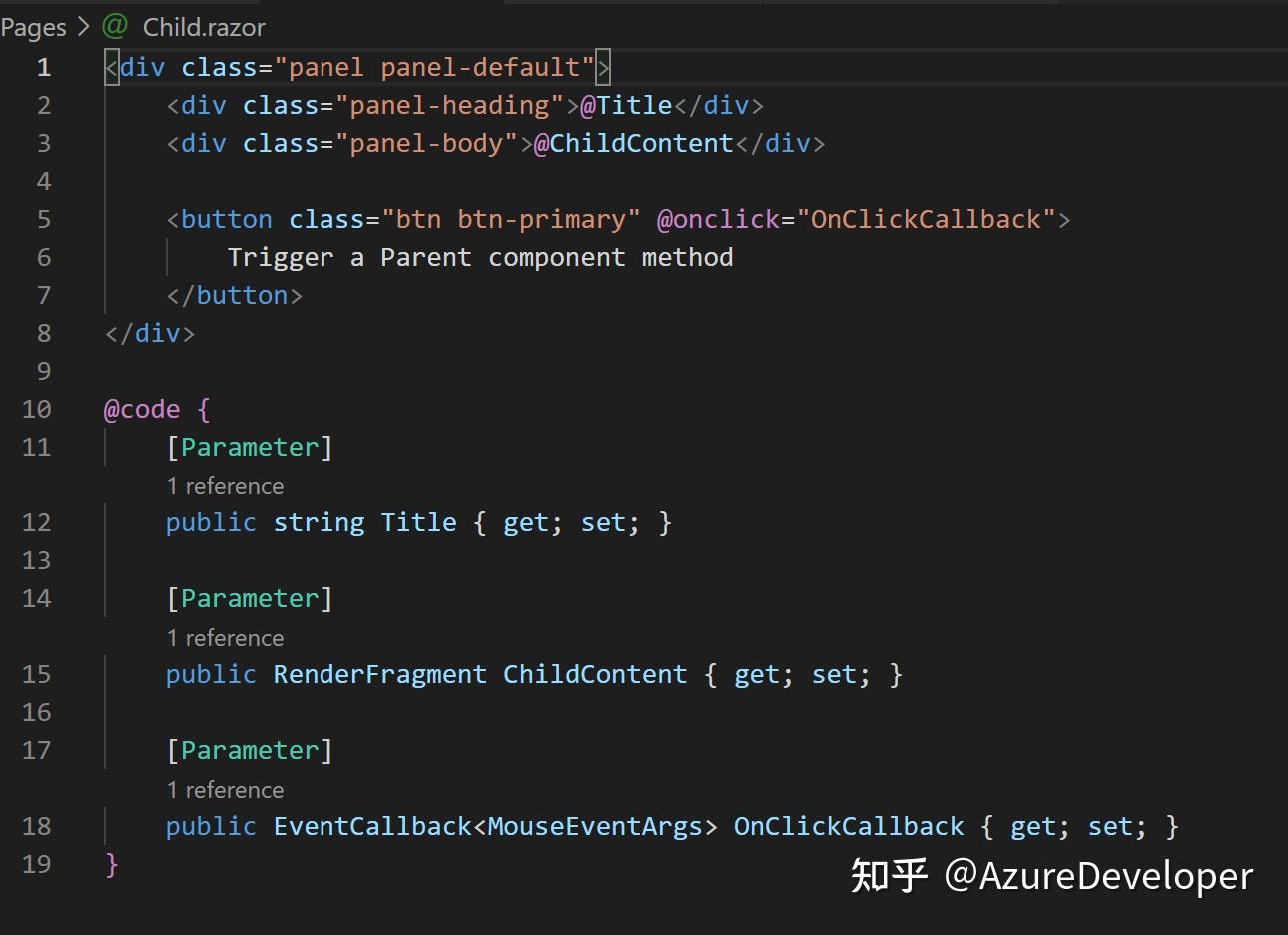 Blazor组件基础(4)事件处理 - 知乎