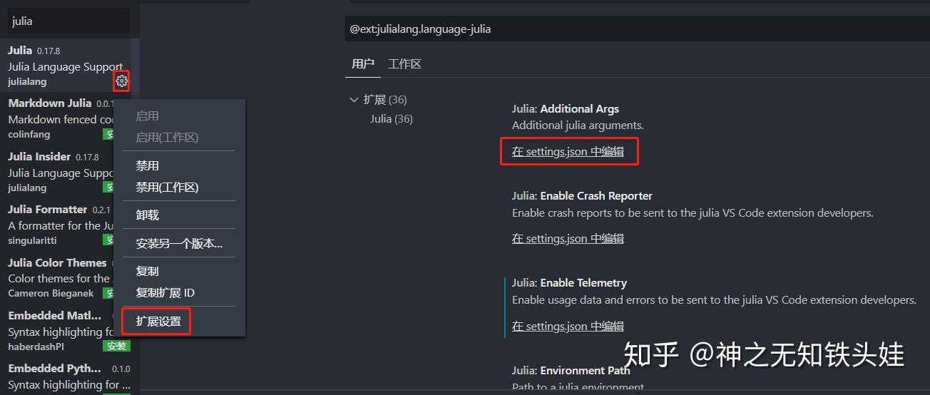 VScode + Julia 1.5.0 配置使用超详细完全排坑指南(包括设置国内镜像源) - 知乎