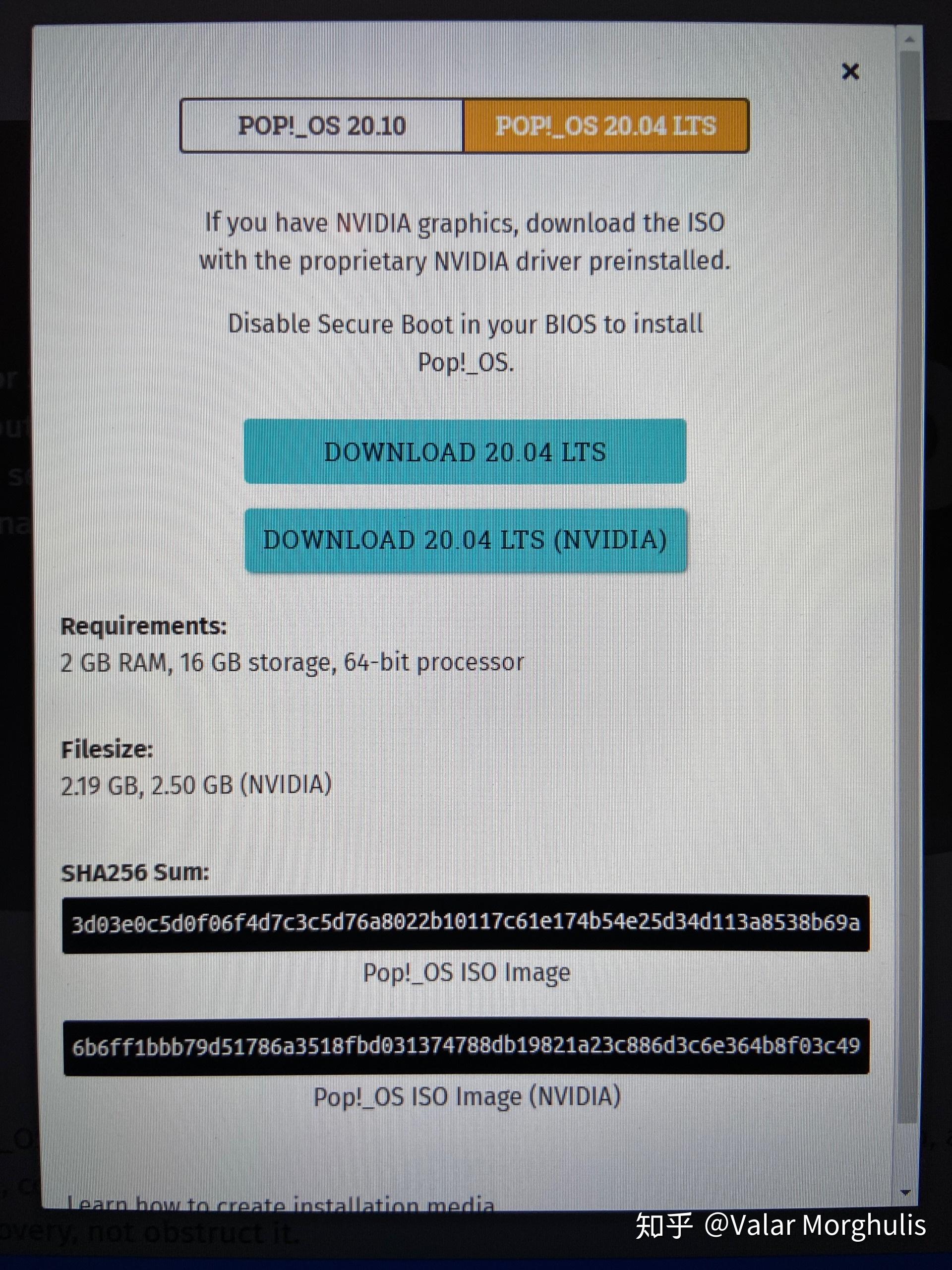 Win10安装Pop!_OS双系统 - 知乎