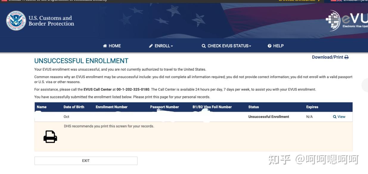 Evus登记失败全攻略--亲身体验 - 知乎