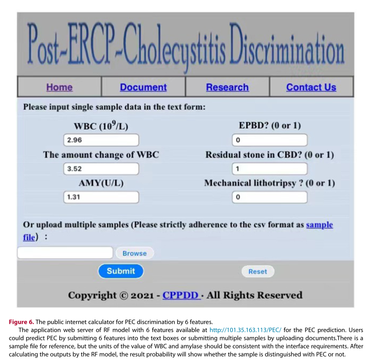 LANCET子刊：基于机器学习ERCP术后胆囊炎（PEC）预测模型（IF=15.1） - 知乎