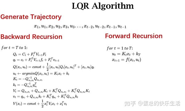 从强化学习来理解控制算法LQR - 知乎