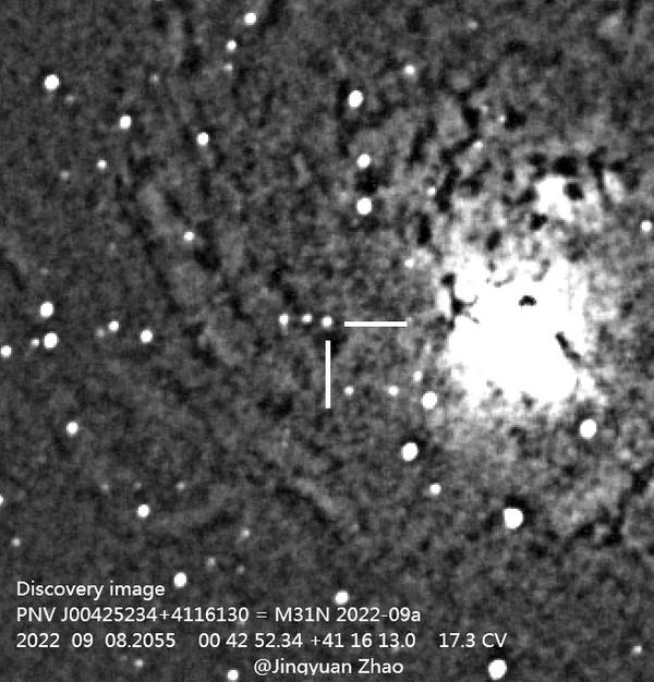 再发新星M31N 2022-09a发现记 - 知乎