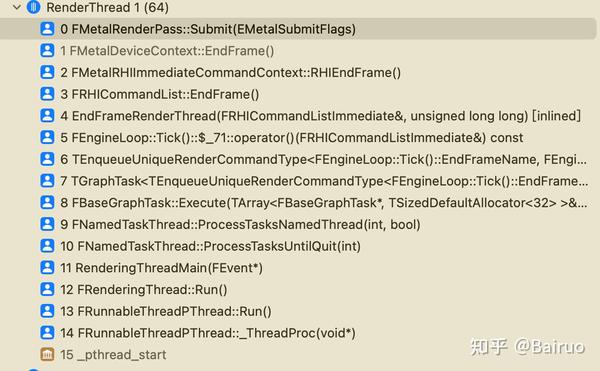 UE IOS Metal Command提交与Debug - 知乎