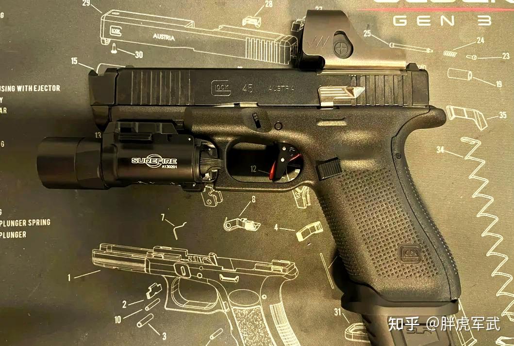 格洛克G45：紧凑型9mm跨界之作，格洛克完美典范 - 知乎