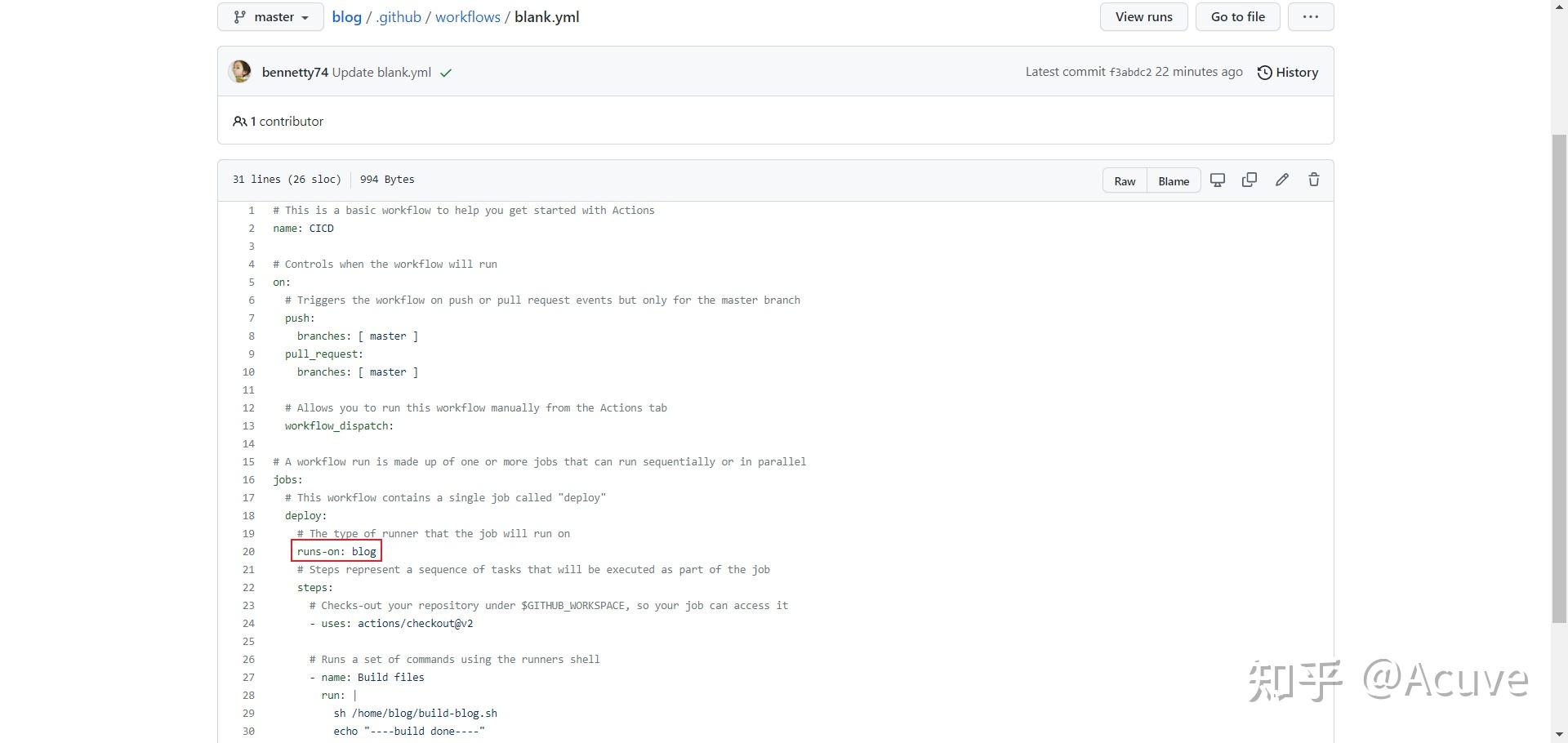 Github Action 之 Runner无法接收任务 - 知乎
