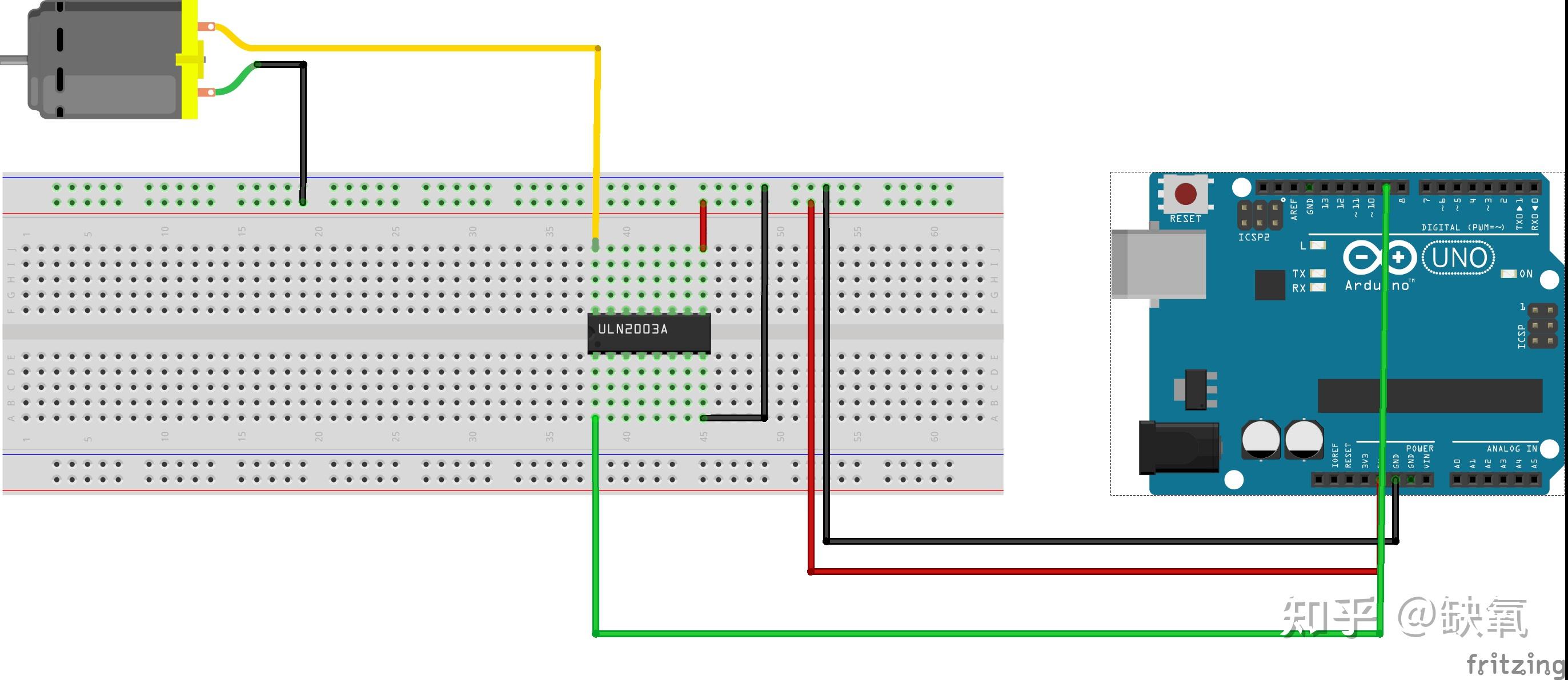 Arduino ULN2003AN 控制电机调速 - 知乎