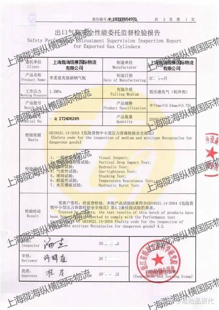 2.1类UN1077易燃气体丙烯出口需要什么资料 - 知乎