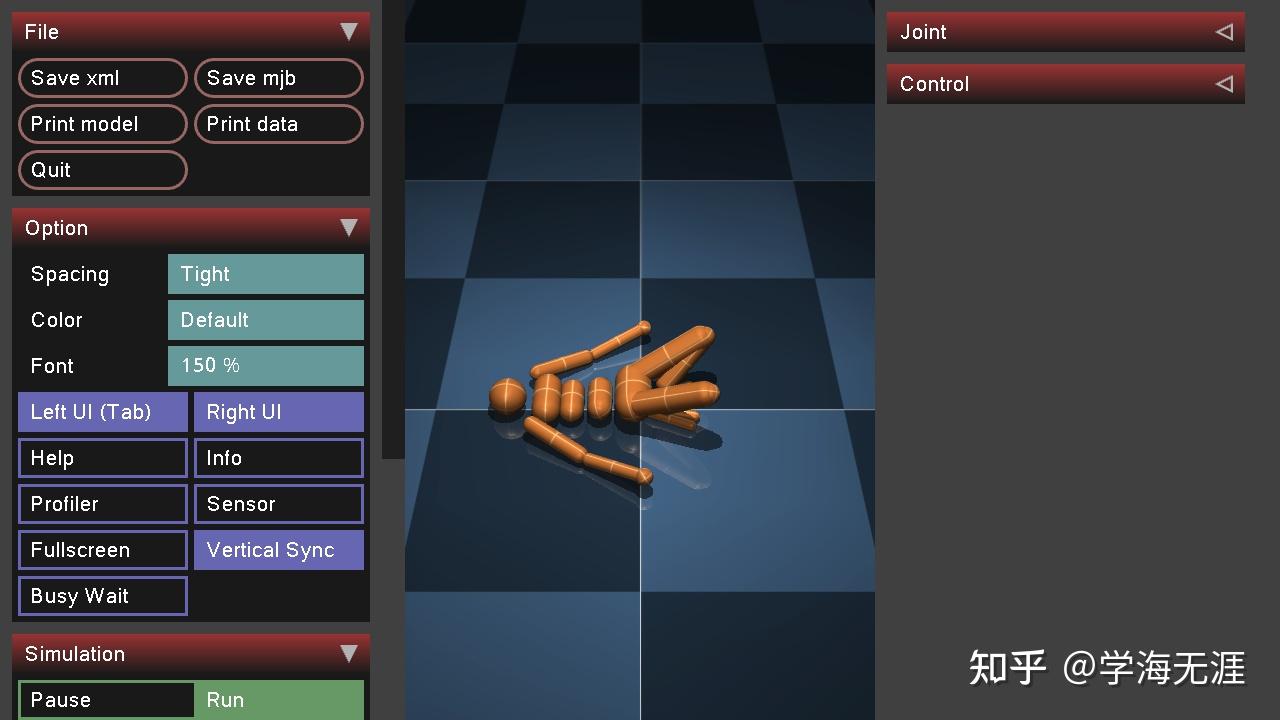 mujoco仿真基础教程（一） - 知乎