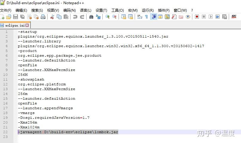 Eclipse如何安装lombok插件 - 知乎