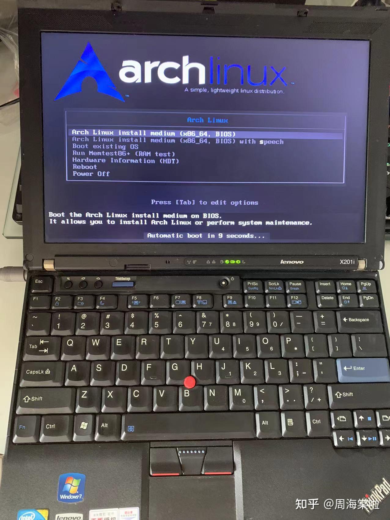 [ThinkPad]X201i Install Arch Linux - 知乎