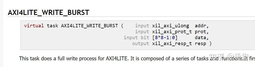 Xilinx AXI Verification IP - 知乎