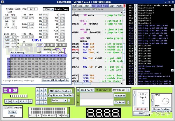 使用小熊猫C++、SDCC和edsim51工具学习51单片机开发(1) - edsim51简介与安装 - 知乎