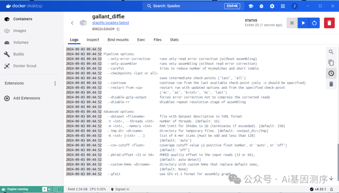 window下的全能生信分析利器--Docker Desktop初体验--window系统下使用SPAdes进行基因组组装 - 知乎