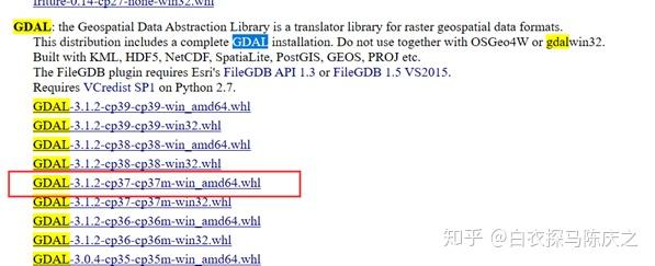 python geopandas库安装 - 知乎