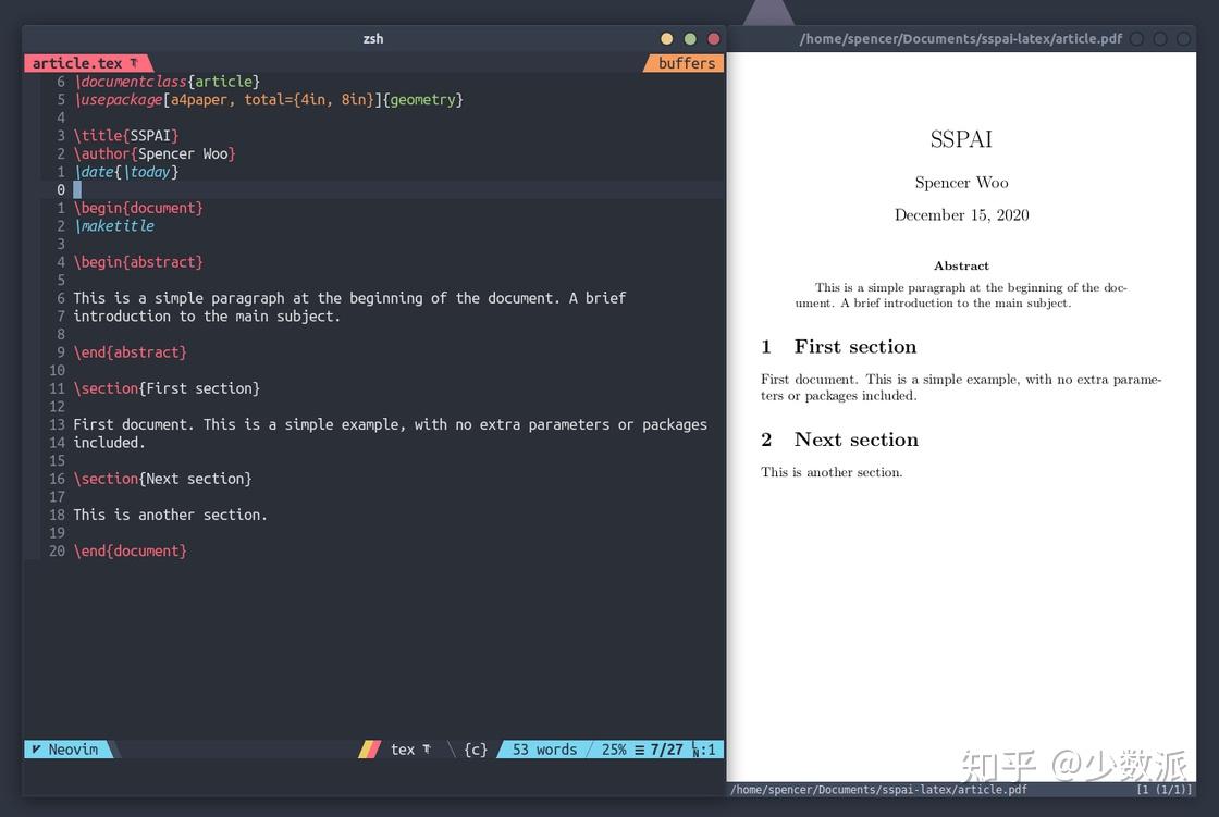 使用 Neovim 和 vimtex 高效撰写 LaTeX 学术论文 - 知乎