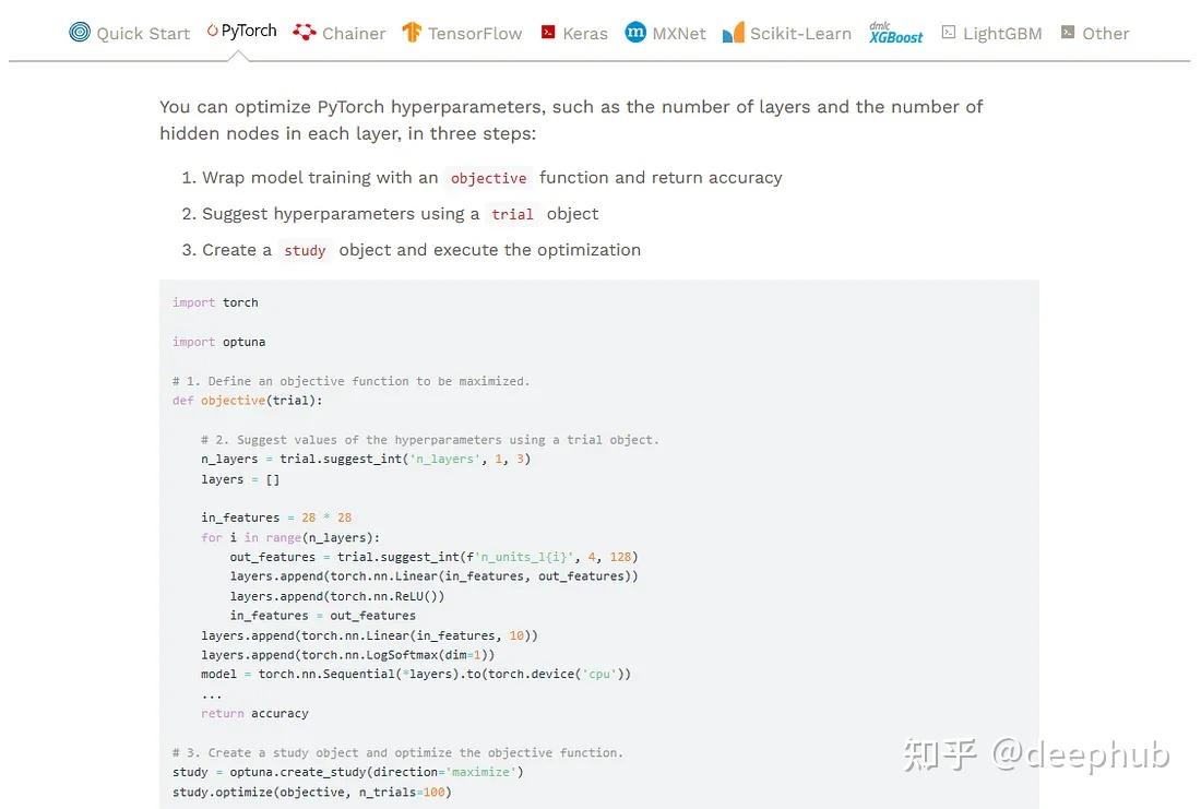 使用Optuna进行PyTorch模型的超参数调优 - 知乎
