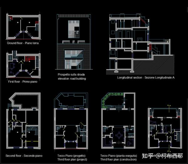 【CAD+SU模型】Adolf Loos阿道夫路斯作品集-米勒穆勒缪勒住宅别墅-Moller House+Villa Müller - 知乎