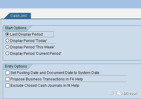 SAP FI课程 5.2 FBCJ现金日记账 - 知乎