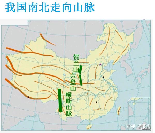 一图看懂我国主要山脉及走向 - 知乎