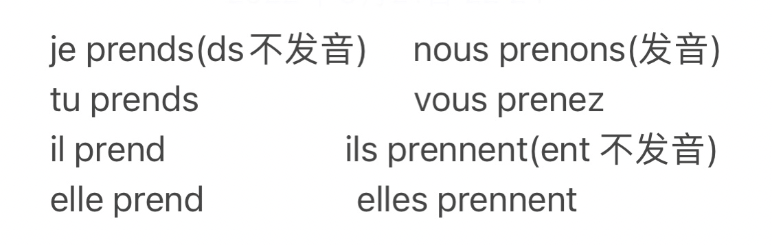 命令形的介绍和prendre的动词变位 - 知乎
