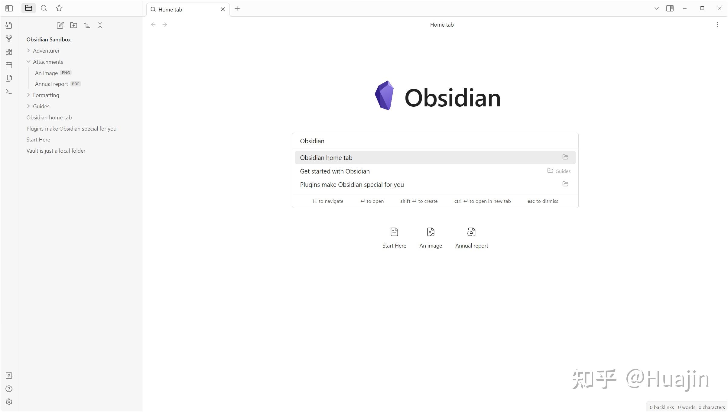 Obsidian 插件：Home Tab 多功能新标签页 - 知乎