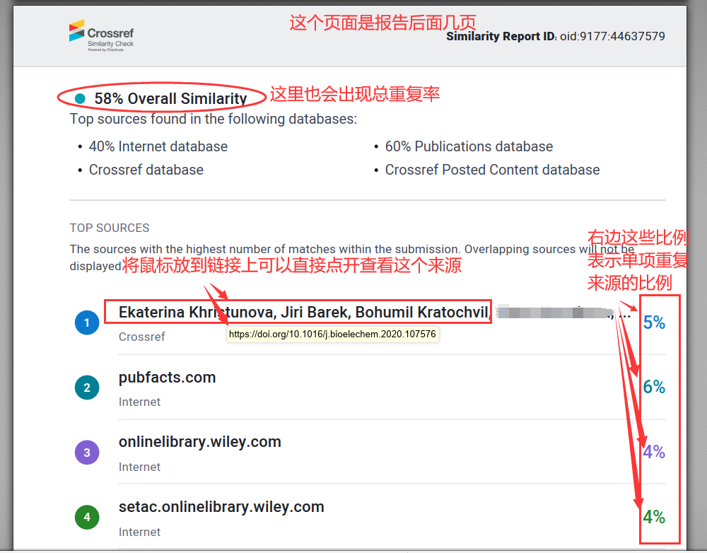 关于Crossref检测报告解读 - 知乎