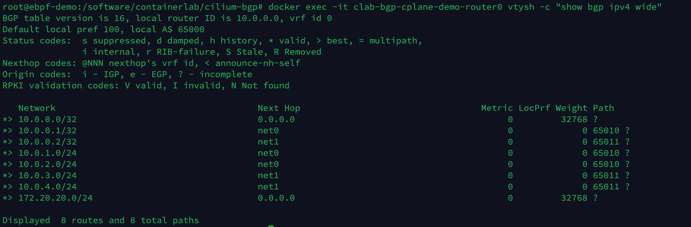 使用 Containerlab + Kind 快速部署 Cilium BGP 环境 - 知乎