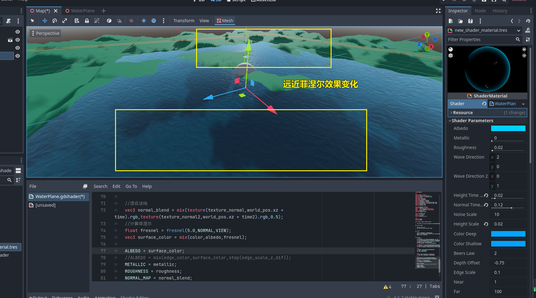 【Godot】简单水体渲染 - 知乎