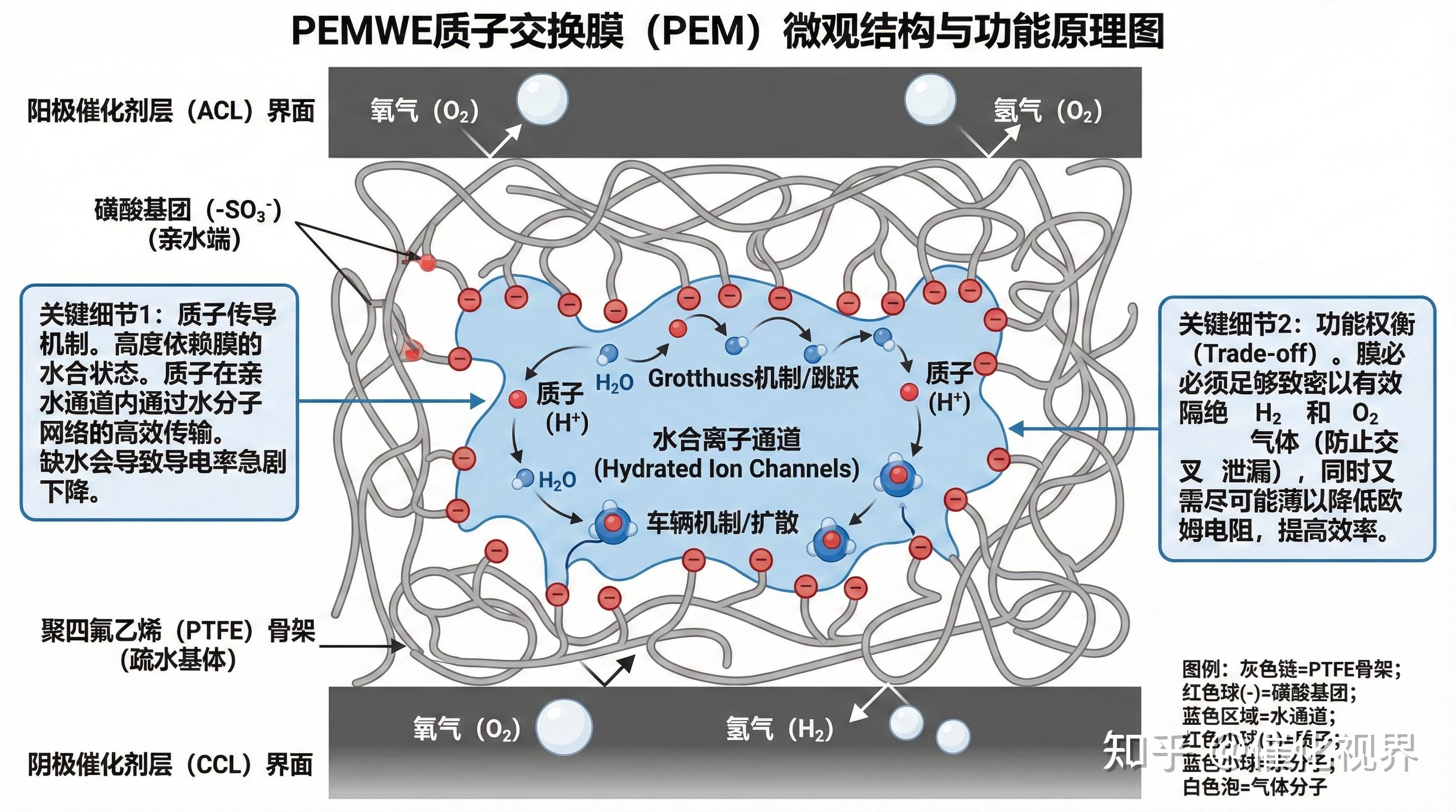 【科研笔记】PEMWE质子交换膜电解水：8张图讲透核心组件与运行机制 - 知乎