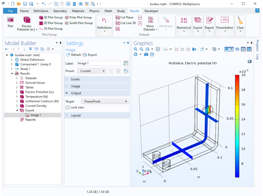 如何将 COMSOL 图像链接到 PPT 演示文稿中 - 知乎