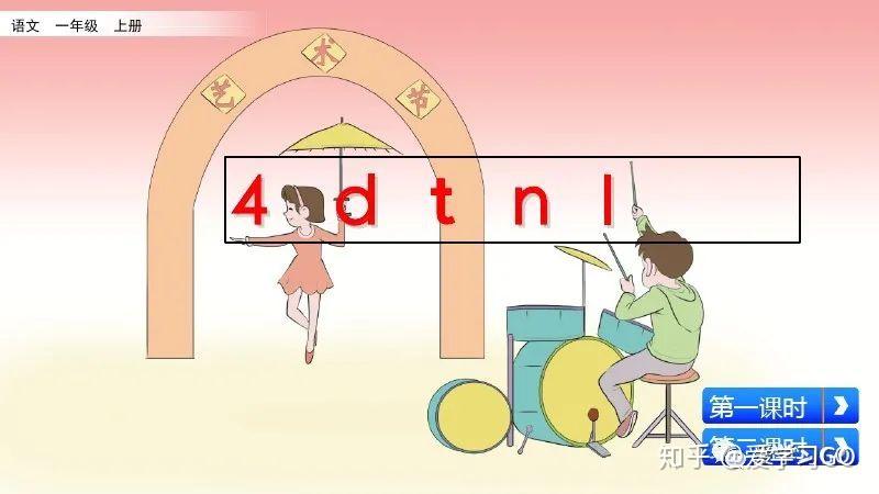 部编版一年级上册汉语拼音4《d t n l》图文讲解+知识要点 - 知乎