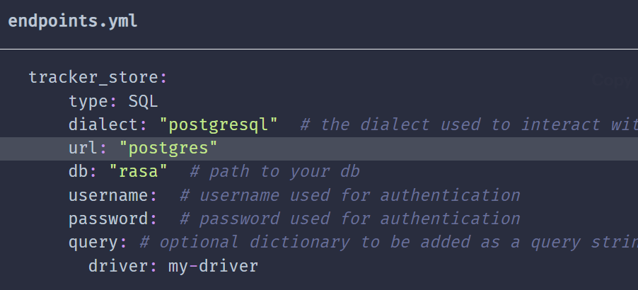 Rasa课程、Rasa培训、Rasa面试系列之：Rasa Version 3.x Tracker Stores-SQLTrackerStore - 知乎