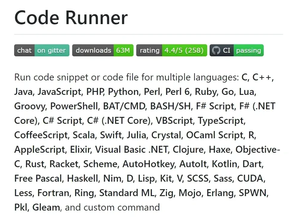 Code Runner 新支持 4 种语言：Erlang, SPWN, Pkl, Gleam - 知乎