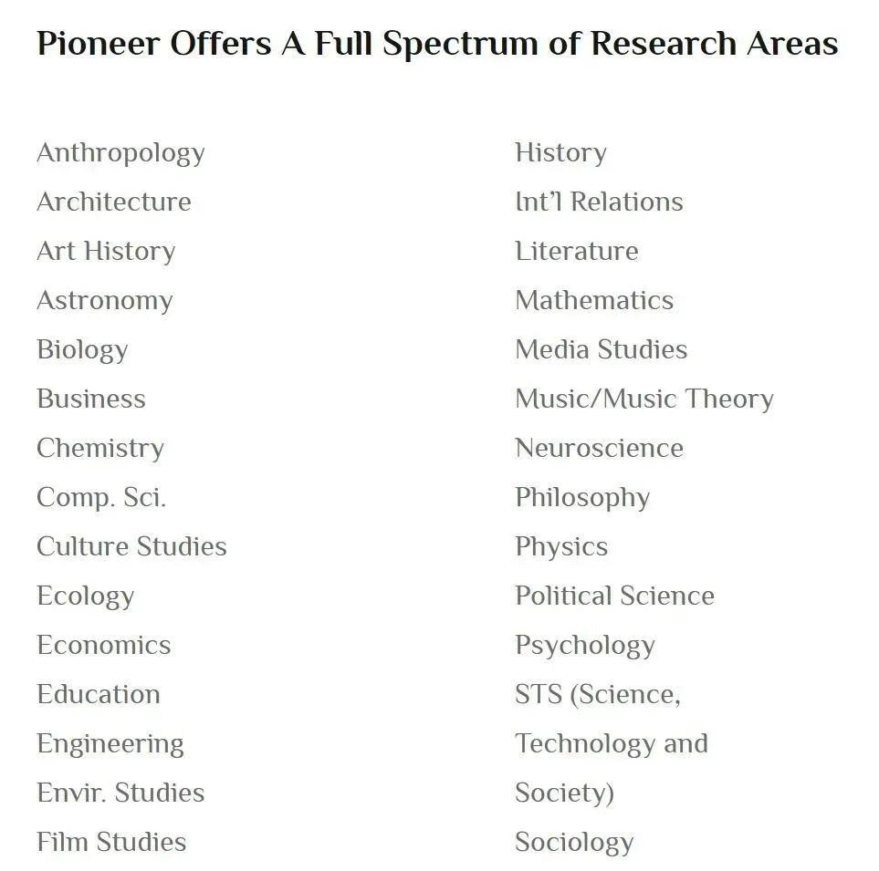 Pioneer Academics 国际先锋研究项目 到底是什么？ - 知乎